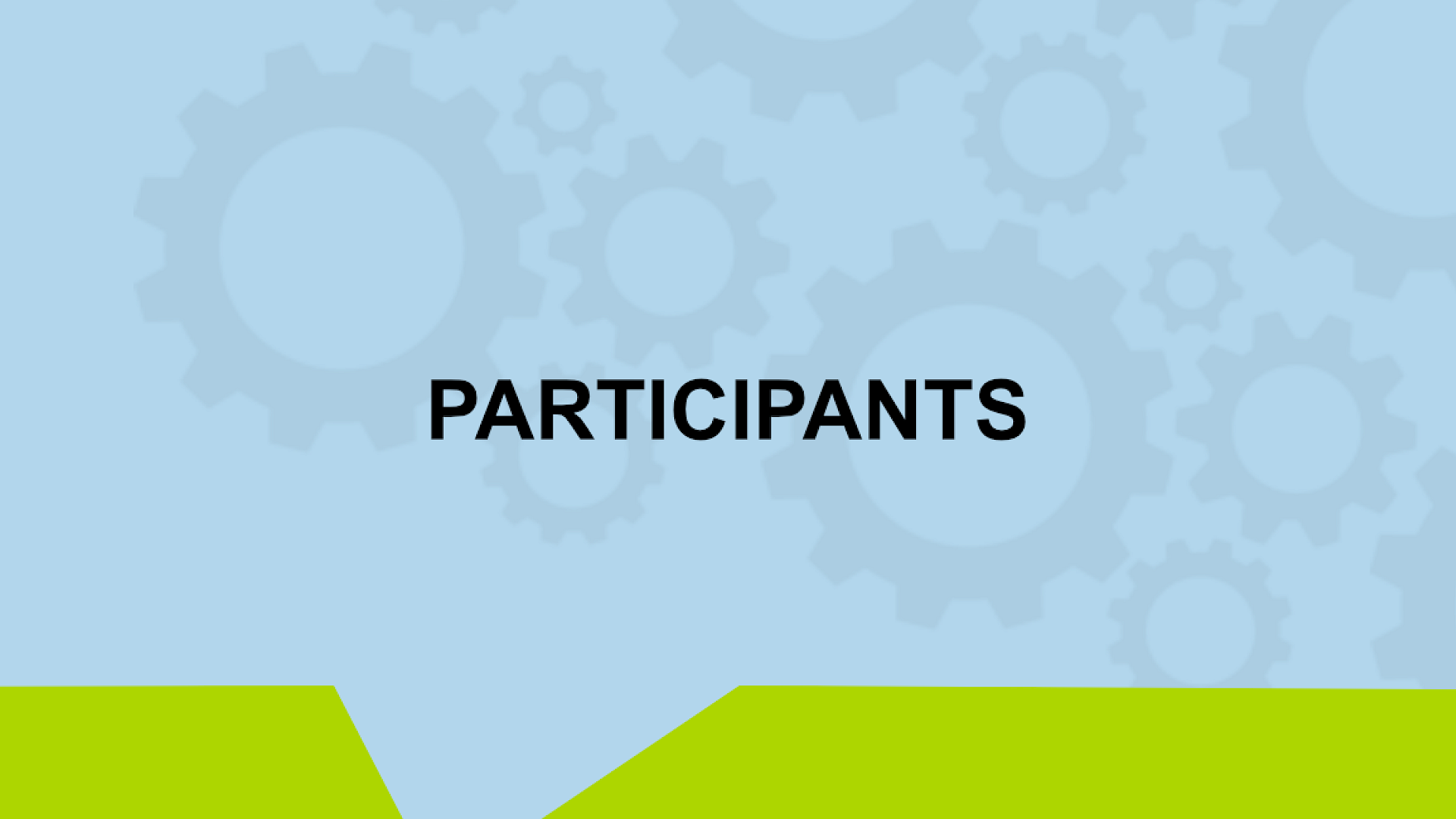 List of Participants