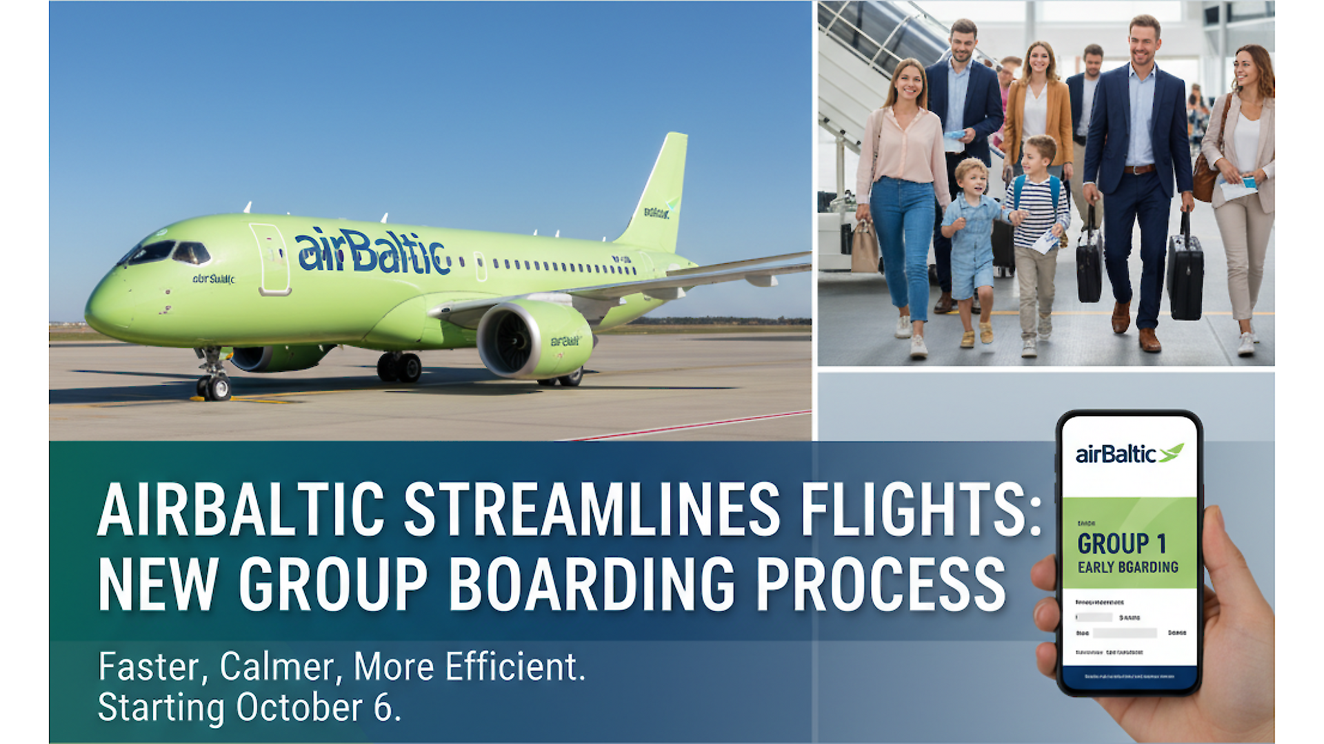 airBaltic met en place un nouveau processus d'embarquement pour ...